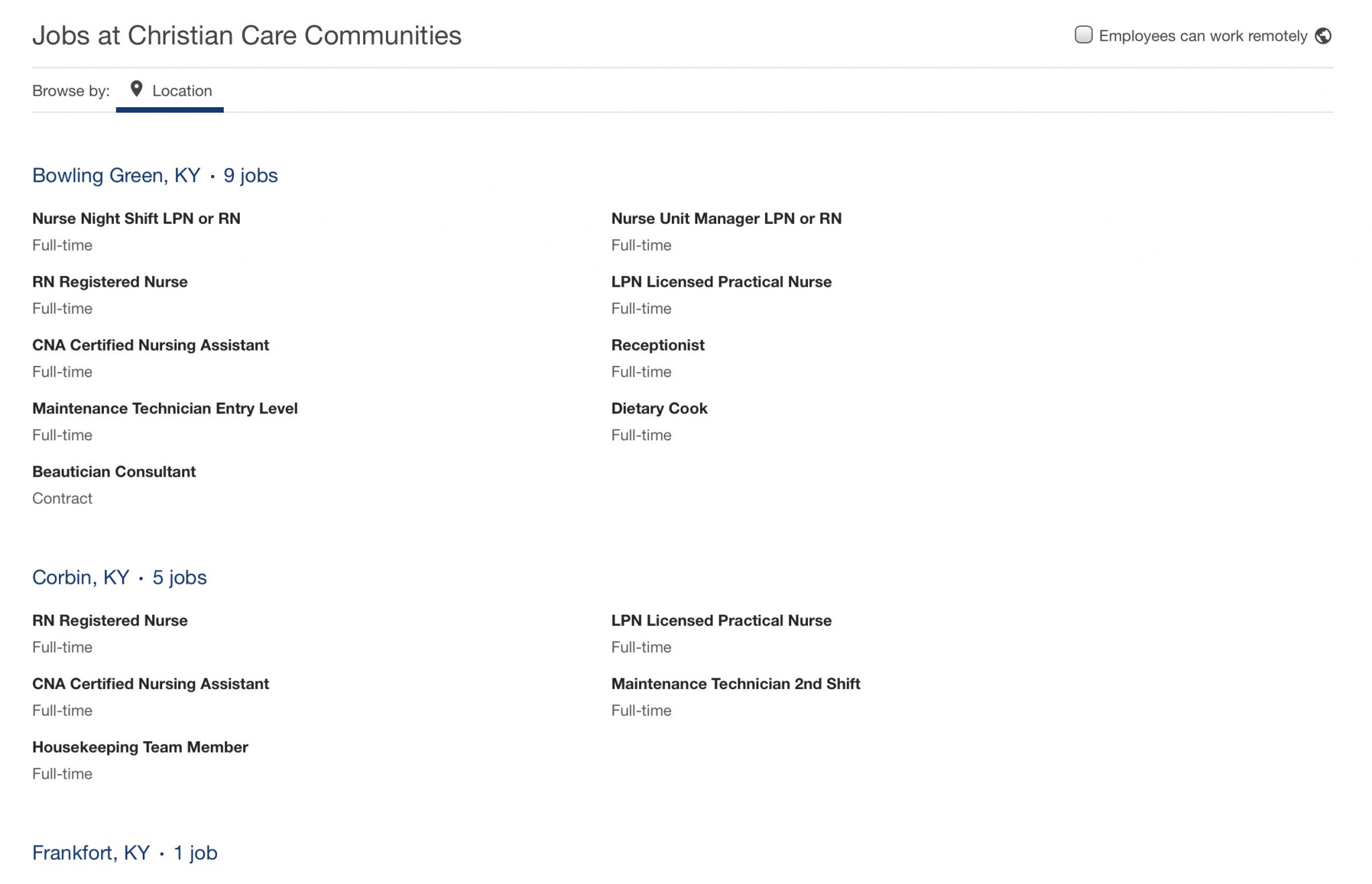 Join the Christian Care Communities Team - Christian Care Communities